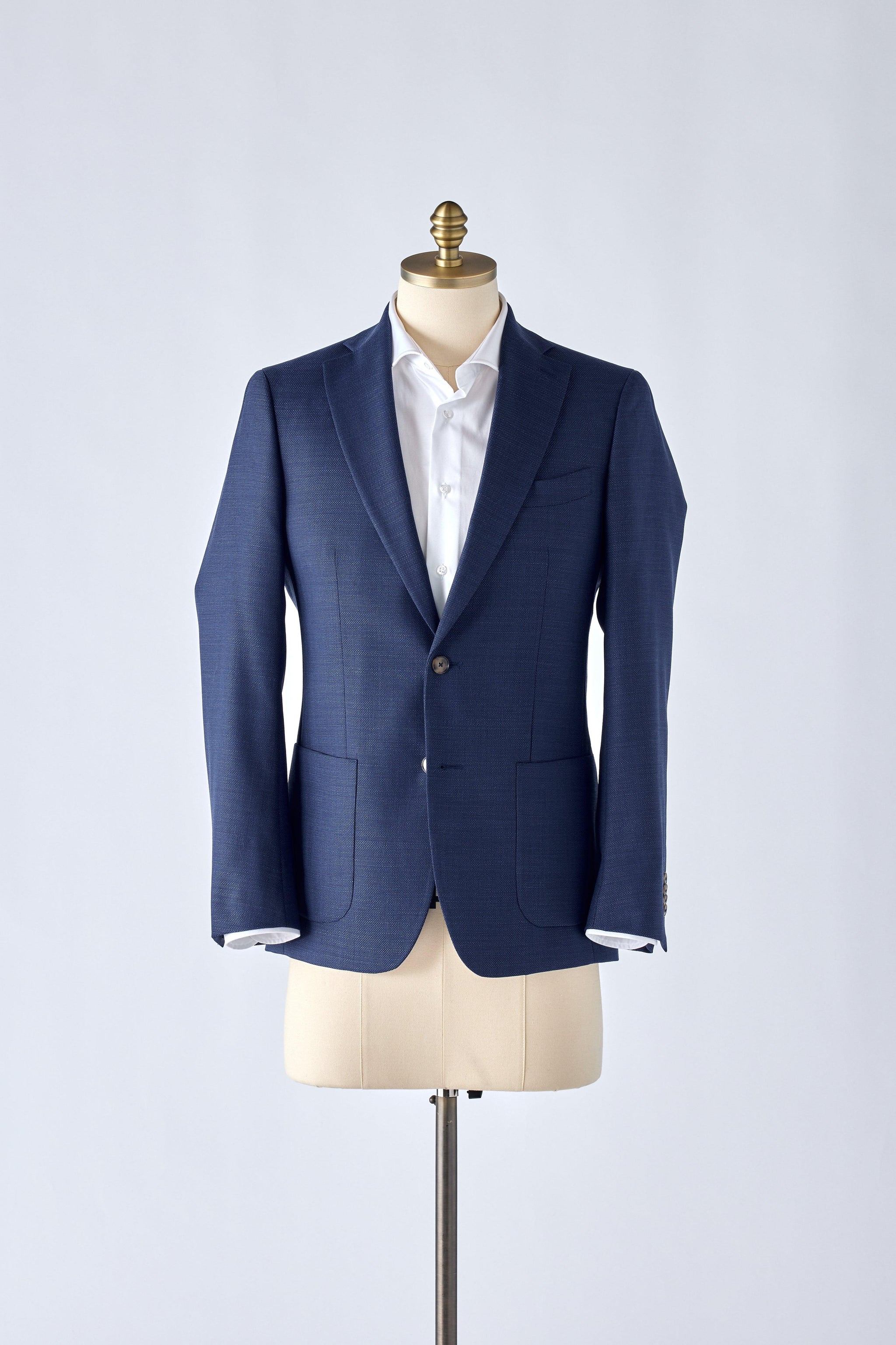 No. 1 Blue Hopsack Jacket | Shepherd’s